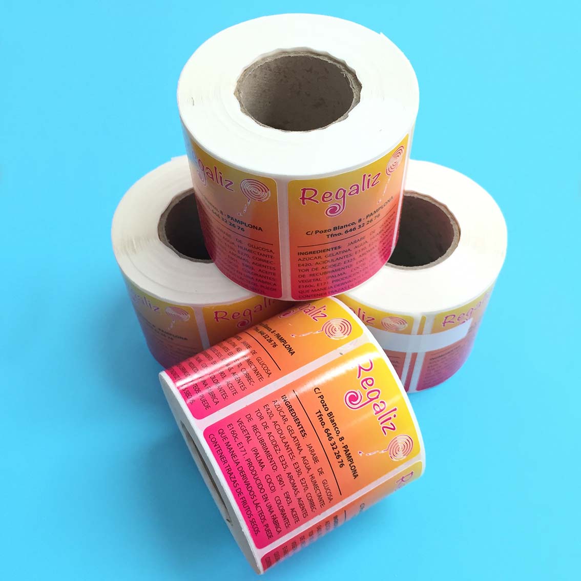 Pegatinas en rollo - GECONA publicidad